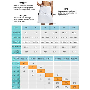 BALEAF Women's 20" Golf Skirts Knee Length Skorts Athletic Modest Long Acitive Casual Pockets UV Protection White XXL