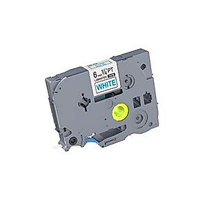 IDIK 1PK Blue on White Standard Laminated Label Tape Compatible for Brother P-Touch TZe-213 TZ213 TZe213(6mm x 8m)