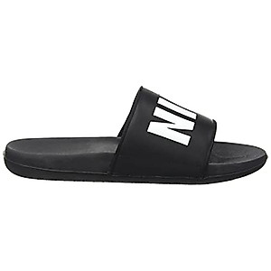 Nike Men's OFFCOURT Slides, Black/White, 9