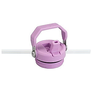 Stanley IceFlow Flip Straw 2.0 Water Bottle 24 OZ | Built-In Straw with Larger Opening | Lightweight & Leak-Resistant | Insulated Stainless Steel | BPA-Free | Lilac