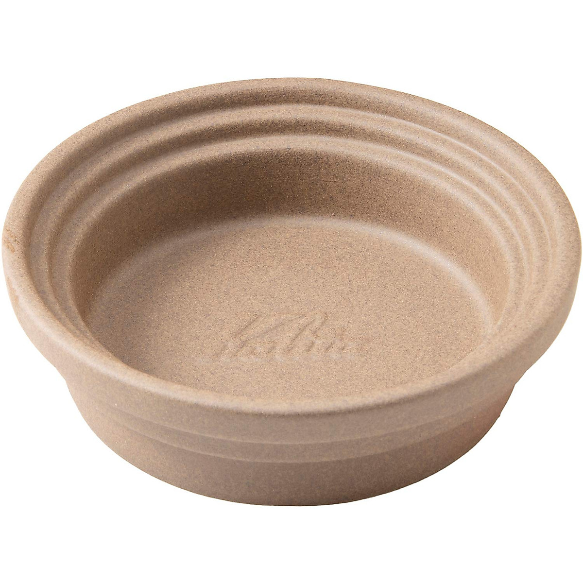 Kalita HASAMI & Kalita #44042 Coffee Drip Tray, Hasami Yaki, Sandstone