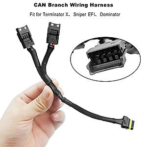 4 Wire Y-Splitter Cable Replace MA558-465 Fits for Holley Terminator X Sniper EFI System