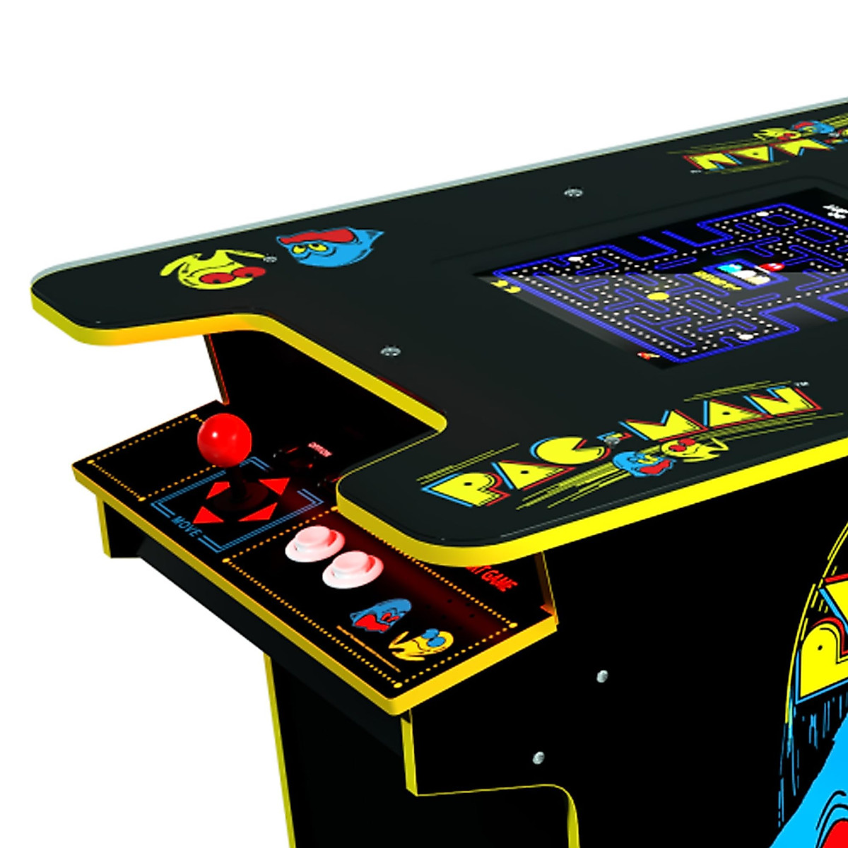 Arcade1Up PAC-MAN Arcade Game Table, Full Home Machine, Black Series Edition