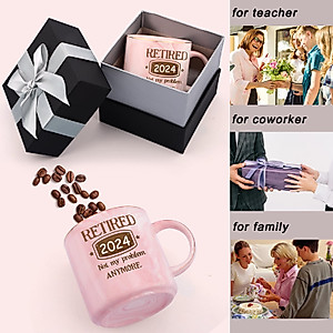 Retirement Gifts for Women,2023 Funny Christmas Retiring Gifts for Coworker Happy Retirement Coffee Mug for Retired Best Friends Farewell Goodbye Gift for Female Boss Teacher Nurse Retiree Mom Grandma