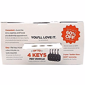 Simple Key, Key Fob and Key Programmer 3 Button Keypads, Key Replacement Remote Kit, Simple Key Programmer for Ford and Lincoln