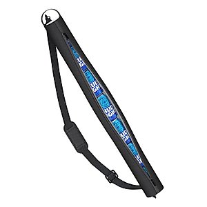 FireAnt Black Polyester Insulated Cooler Sleeve - Perfect Size for 7 Cans of Beer, 19" Long by 8" Wide, Ideal for Golfing, Picnics, Camping, Sporting Events, and More