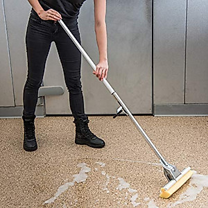 SPARTA Flo-Pac Sponge Mop Roller Mop for Cleaning, 12 X 51 Inches, Silver, (Pack of 6)