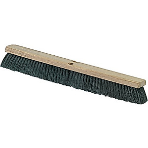 SPARTA Flo-Pac Tampico Floor Sweep, Floor Brush for Cleaning, 24 Inches, Black