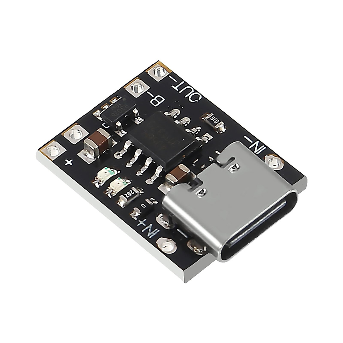 XIITIA 20pcs Mini USB Type C 3.7V Lithium Battery Charger Board 4.2V Charging Module with Protection Circuit and LED Charge Indicators(Type-C Port)