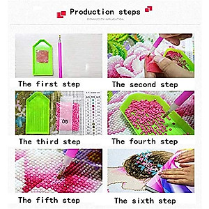 RuBos DIY 5D Diamond Painting, Special Crystal Rhinestones, Mandala Moon Sun, Diamond Paintings Art Gem Triptych Multi Picture Paint with Pearl by Number Kits for Adults Wall Decor