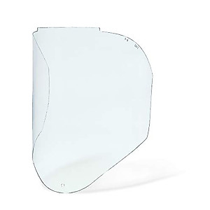 Uvex S8550 Clear Uncoated Replacement Visor, Polycarbonate