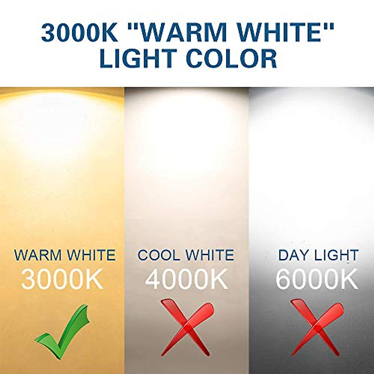 ELEGLO 12 Pack 3W Low Voltage Led Landscape Lights,12V/24V AC/DC Well Lights,IP67 Waterproof In Ground Light and Landscape Lighting for Garden,Yard, Driveway, Deck, Step Up Light(Warm White 12 Pack)