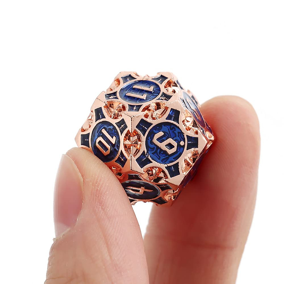 Polyhedral Metal Dice Set,7Pcs Dices D4 D6 D8 D10 D12 D20 Sets,for Board Game,Dungeons and Dragons,DND,Role Playing Games (A02)