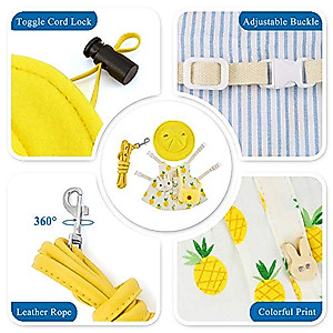 Mogoko Soft Rabbit Harness with Leash, Cute Bunny Vest Dress and Lead Set for Ferret Guinea Pig Kitten Small Animals (S)