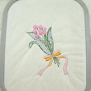 New brothread Wash Away - Water Soluble Machine Embroidery Stabilizer Backing & Topping 10" x 3 Yd roll - Light Weight - Cut into Variable Sizes for Machine Embroidery and Hand Sewing