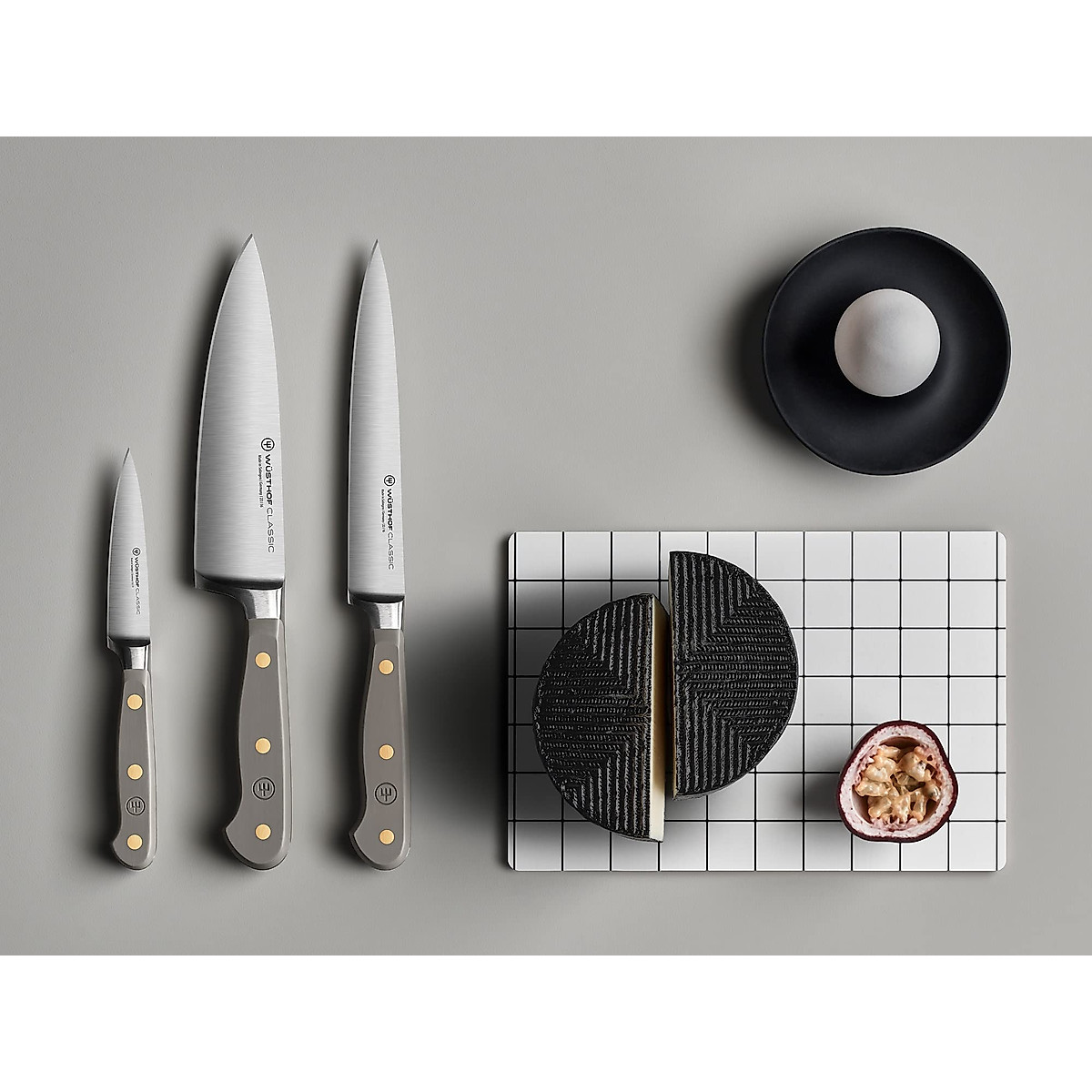 WÜSTHOF Classic Velvet Oyster 8 Piece Knife Block Set