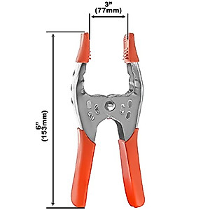 Lot of 24-6" inch Clamp Large Heavy Duty Spring Metal - 2.5 inch Jaw opening