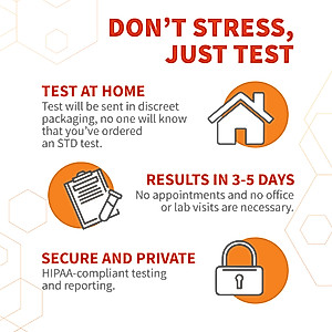 STD at Home Test for Women HIV-1 and HIV-2 by myLAB Box