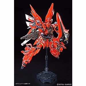 Bandai Hobby RG MSN-06S Sinanju Gundam UC Action Figure (1/144 Scale)