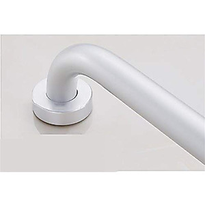 CRODY Bath Wall Attachment Handrails Grab Bar Rails Bathroom Handrail, Space Aluminum Non-Slip Safety Handle, Wall-Mounted Towel Rack, Old Man Shower Toilet/30Cm