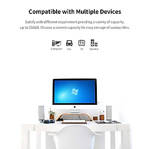 64GB USB 3.0 Flash Drive, Hephinov USB Stick Up to 100MB/s Read, UDP Thumb Drive, Zinc Alloy Jump Drive, Pen Drive, Memory Stick for Storage and Backup (USB 3.0 64G)