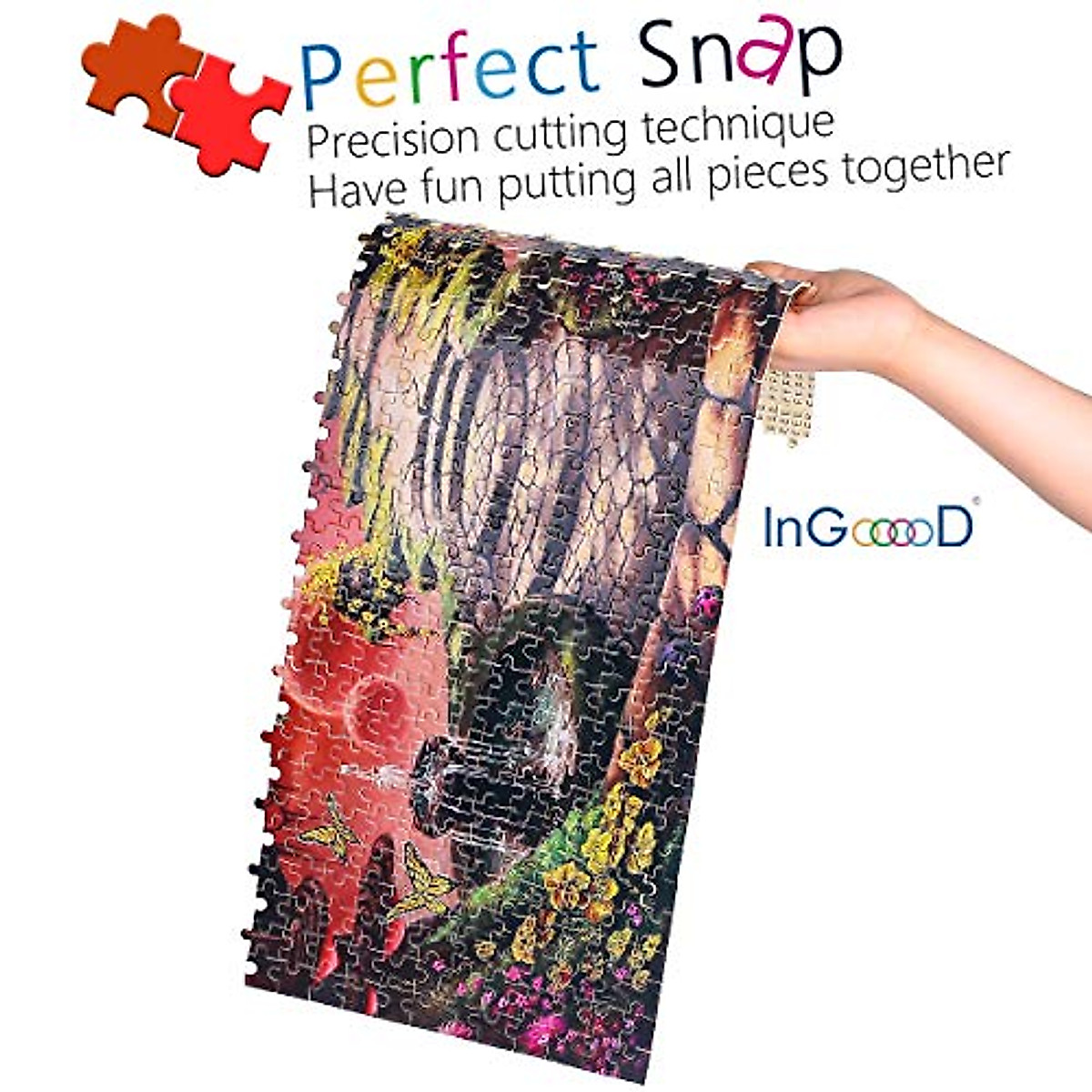 Ingooood- Jigsaw Puzzle 1000 Pieces for Adult- Fantasy Series- Magic House_IG-0585 Entertainment Wooden Puzzles Toys