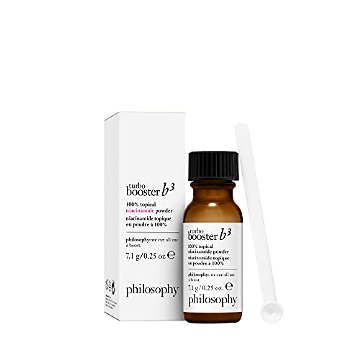 philosophy turbo booster - b3 100% topical niacinamide powder, 0.25 oz (Pack of 1)