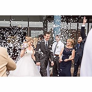 Heart Shaped Biodegradable Wedding Confetti - 10,000 pieces. Product of The USA.