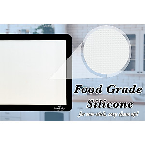 Non-stick Silicone Baking Mats | Extra Large Half Sheet (12.5''x17.25'') | Set of 2 | Civitas Living (SBM125X1725)