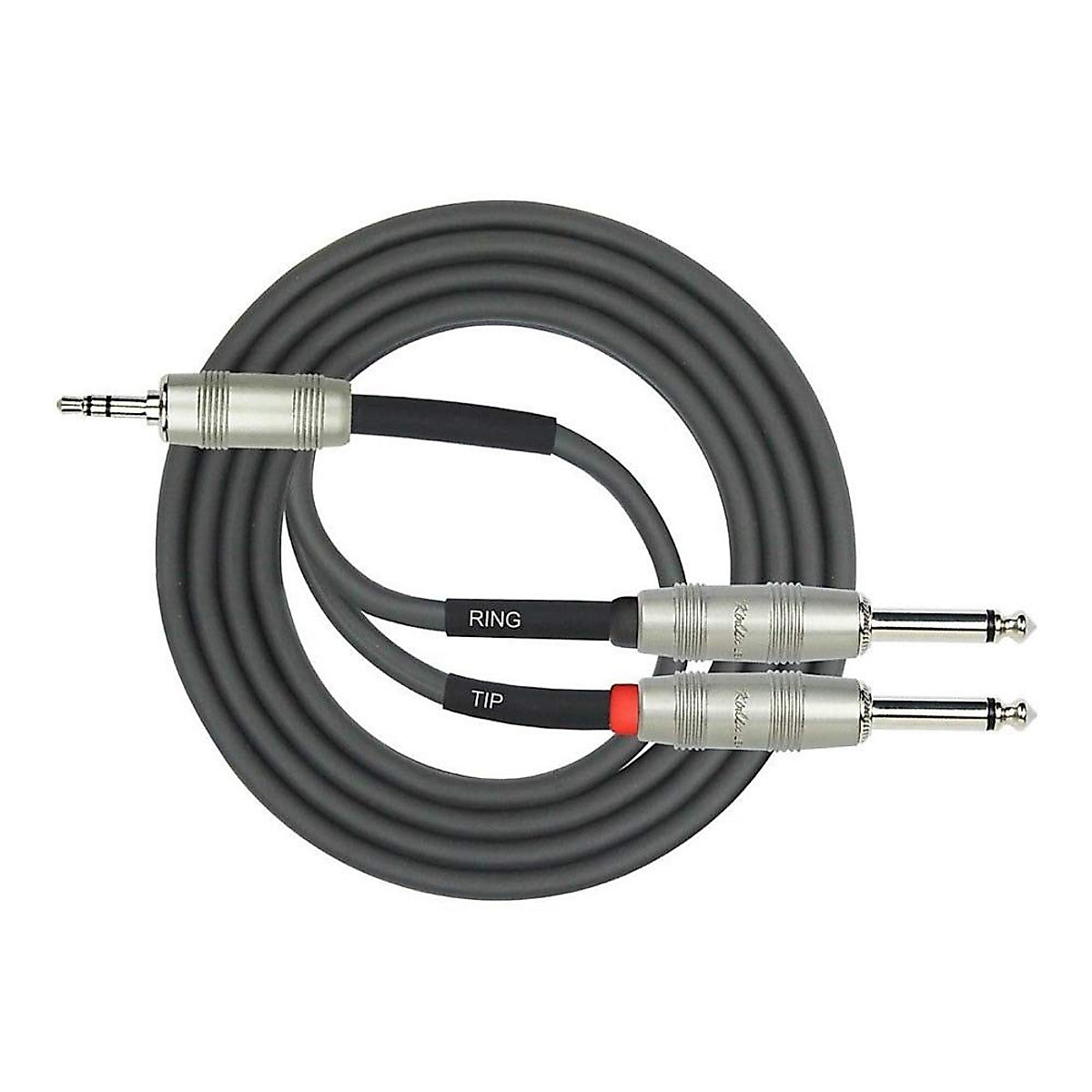 Mackie Mix5 5-Channel Compact Mixer Bundled with Knox Gear 20ft. XLR Cable and 3.5mm TRs to Dual 1/4" TS Breakout Cable (3 Items)