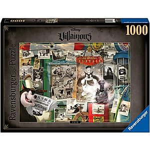 Ravensburger Disney Villainous: Pete | 1000 Piece Jigsaw Puzzle for Adults | Unique Softclick Technology | Age 14 and Up | Perfect for Relaxation and Bonding