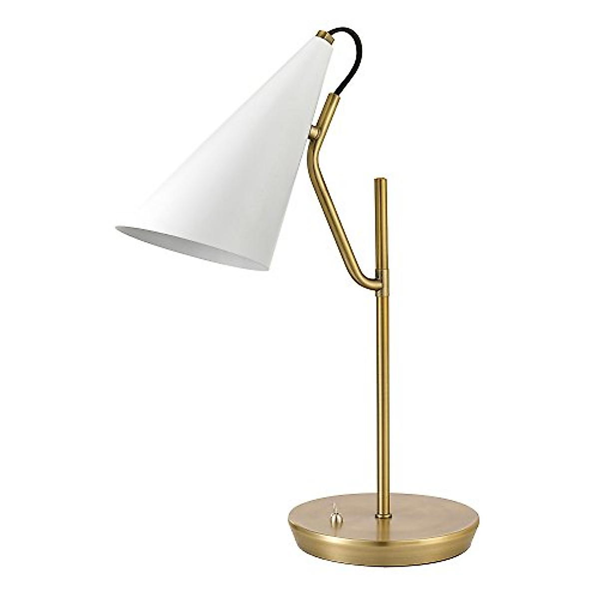 Hartford Desk/Table Lamp, Matte Brass Finish