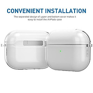 Valkit Compatible Airpods Pro 2nd Generation Case, Clear Soft TPU AirPods Pro 2 Case Cover for Women Men Transparent Protective Shockproof iPods Pro 2 Case Skin for Airpods Pro 2nd Gen 2022