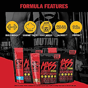 Mutant Mass Extreme Gainer 6lb Triple Chocolate and Creakong CX8 249 g Bundle