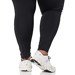 Amazon Essentials Women's Everyday Fitness 7/8 Zipped Legging (Available in Plus Size), Black, 2X