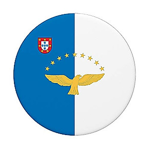 Azores Flag PopSockets PopGrip: Swappable Grip for Phones & Tablets