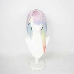 HIGGEL Anime Cyberpunk Edgerunner Cosplay Wig - Cyberpunk Edgerunner Lucy Wig for Halloween Costume Party