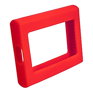 getgear Silicone Bumper for Samsung Portable SSD T5, Strong-Shock Absorbing, Slip-Resistant - Red