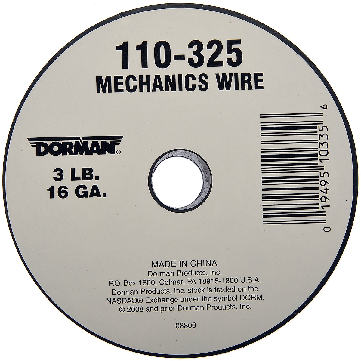 Dorman 110-325 16 Gauge 3 Pound Spool Mechanics Wire, 288 Feet Universal Fit