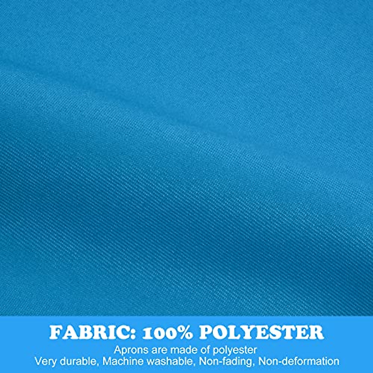 SINLAND Kids Apron with Pocket 2 Pack Children Chef Apron for Cooking Baking Painting (M:6-12 Years)