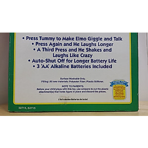 Jim Henson Productions, Inc. Tickle Me Elmo Original 1995 Vintage Plush Doll by Tyco