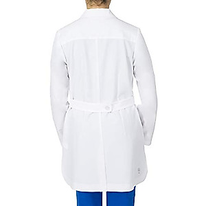 Healing Hands Lab Coat Women 4 Pocket Mid Length 5101 Fiona Womens Lab Coat The White Coat Modernist Collection White 2XL