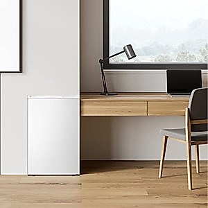 R.W.FLAME Mini Freezer Countertop, 2.1 Cu.Ft Energy Saving Upright Freezer, Small Freezer with Reversible Single Door for Home/Dorms/Apartment/Office (White)