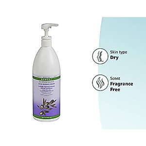 Medline Remedy Unscented Olivamine Skin Repair Cream and Body Lotion, 32 Fluid Ounce