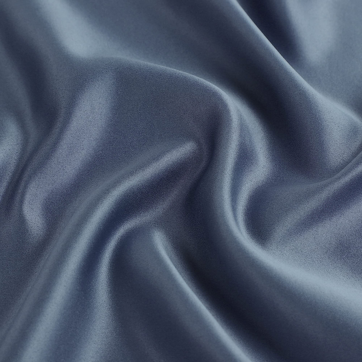 uxcell 2 Pack Silk Satin Pillowcase for Hair and Skin, Cool, Silky, Soft Breathable Pillow Cases Travel Size 14x20 Inch Sateen Pillowcase Slate Gray with Envelope Closure