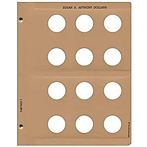 Dansco US Susan B. Anthony Dollar Coin Album 1979 - 1999 #7180