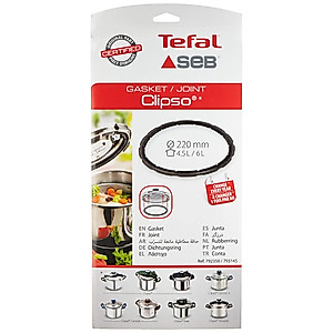 Seb Clipso, Clipso Control, Easy, Modulo 792350-793145 Seal 4.5 L/6 L Stainless Steel Diameter 220 mm