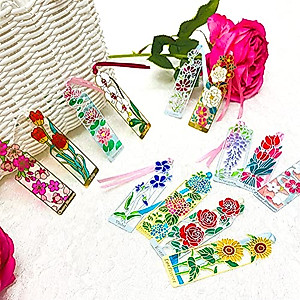 Stained-Glass Style Bookmark [SD] (Orchid)