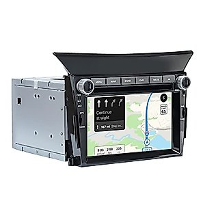 Double Din Car Stereo for Honda Pilot 2009 2010 2011 2012 2013 Android 11.0 OS 6G RAM+128G ROM 6.2 Inch Touchscreen Built in Navigation/DVD/WiFi/GPS Support 4G/Android Auto/Carplay