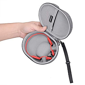 RLSOCO Hard Case for Shokz OpenRun Pro/OpenMove/OpenSwim & Works with AfterShokz Aeropex/Trekz Air/Titanium Mini/Trekz Titanium/Xtrainerz Bone Conduction Headphones